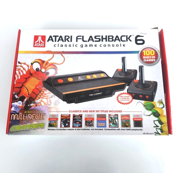atari | Video Games & Consoles | Nwt Atari Flashback 6 Classic Game Console With Wireless ...